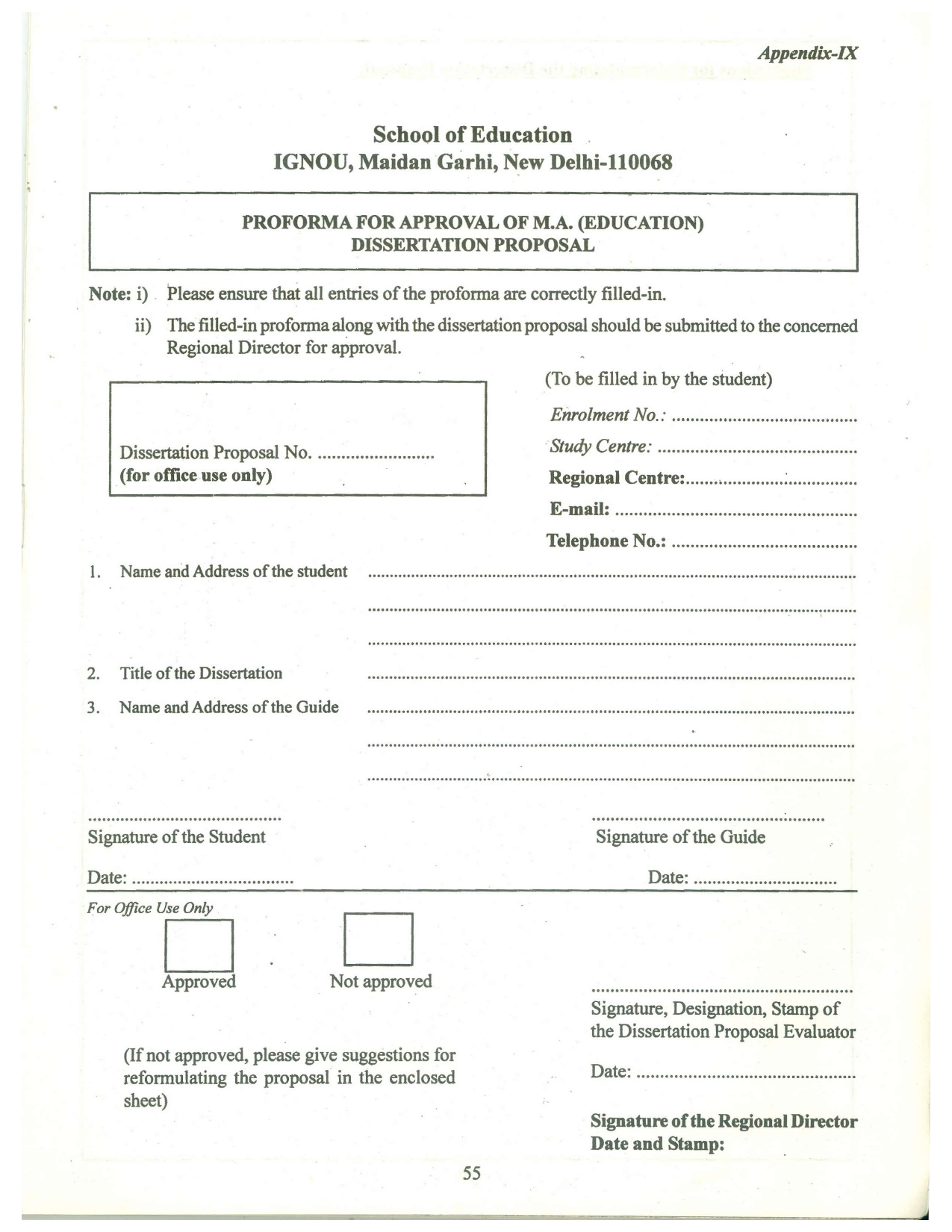 IGNOU MAEDU MESP01 PROJECT SYNOPSIS - IgnouProjecthelpline.in
